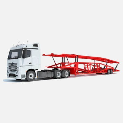Car Transporter Semi Truck 33 - 3D Model by 3D Horse