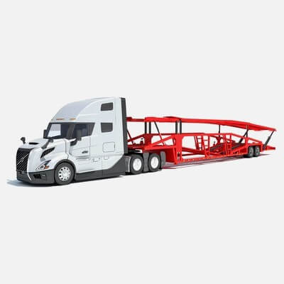 Car Transporter Semi Truck 55 - 3D Model by 3D Horse