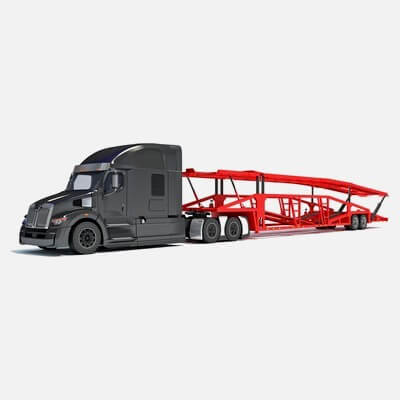 Car Transporter Semi Truck 66 - 3D Model by 3D Horse