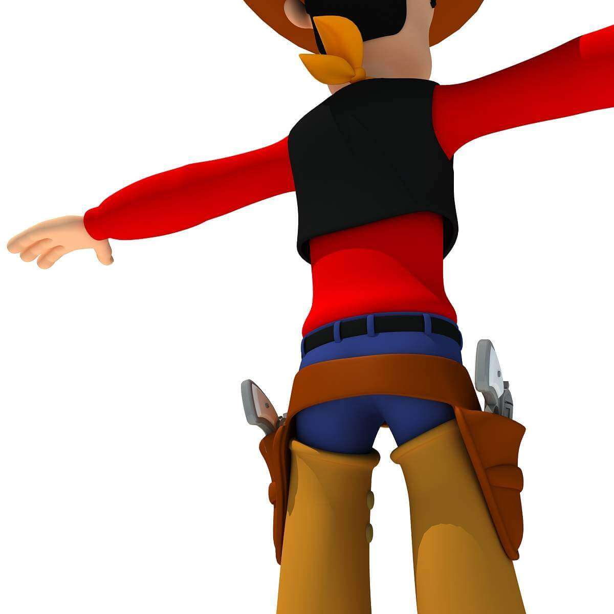 3ds Max Character Models Cowboys