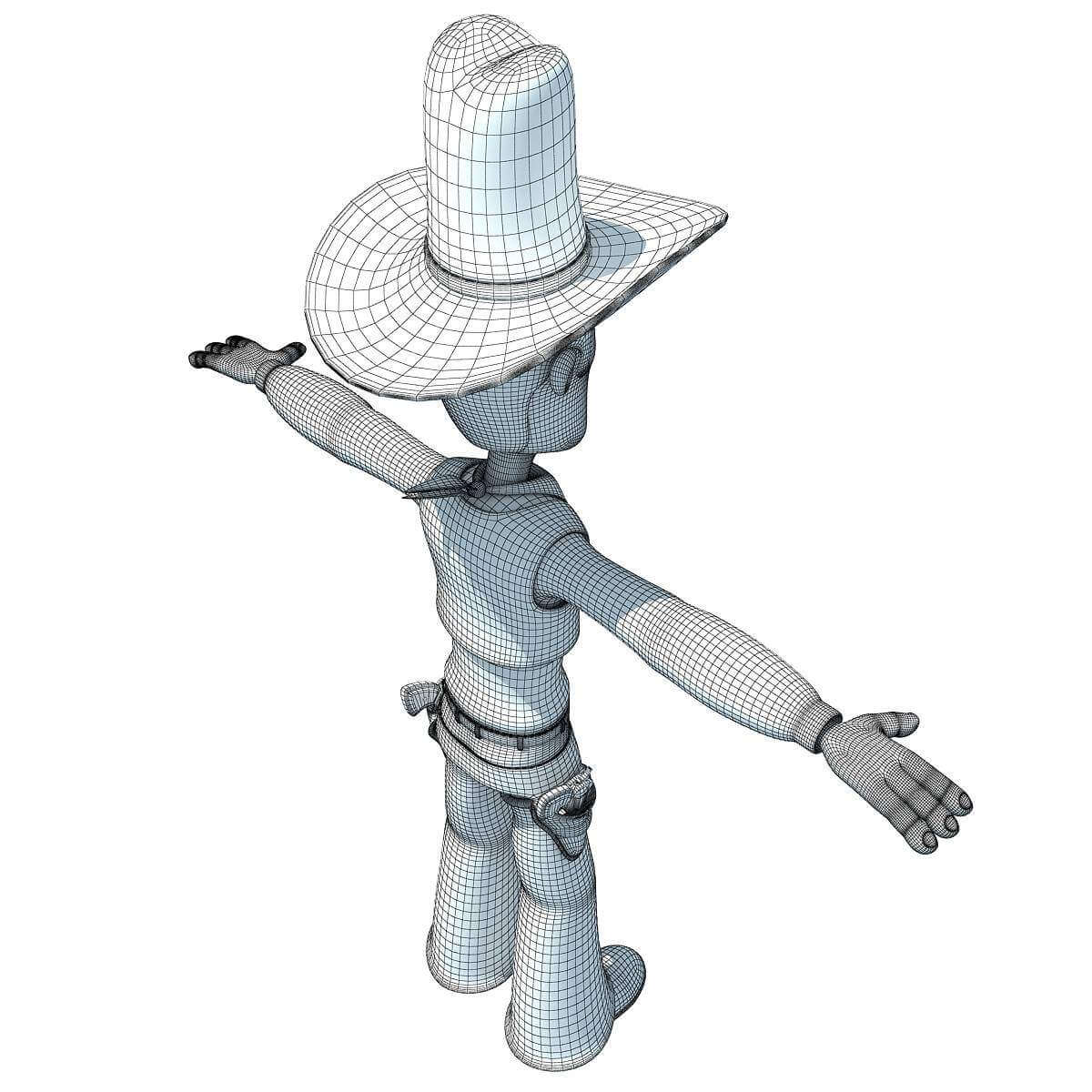 3ds Max Character Models Cowboys