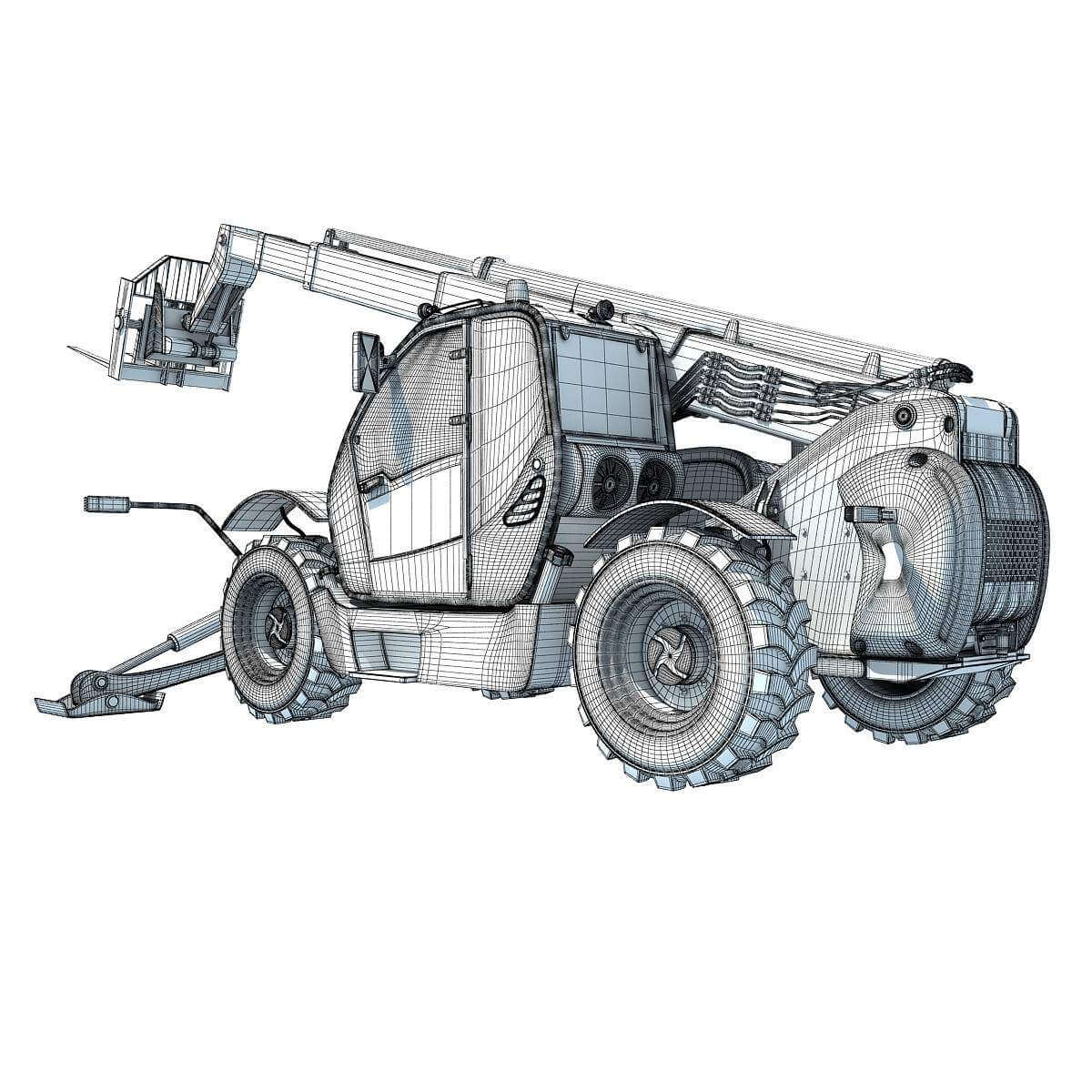 Case Telescopic Handler - 3D Model by 3D Horse