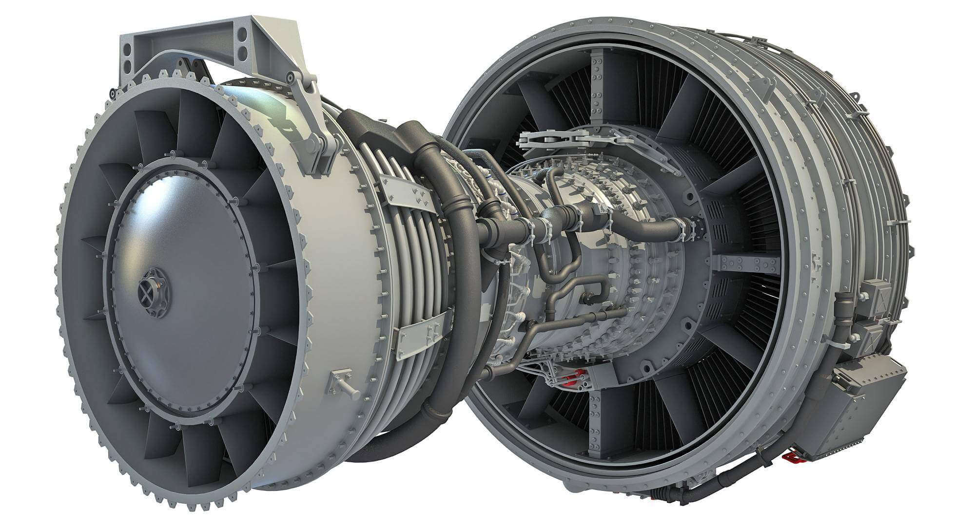 CFM International CFM56 Turbofan Jet Engine - 3D Model by 3D Horse