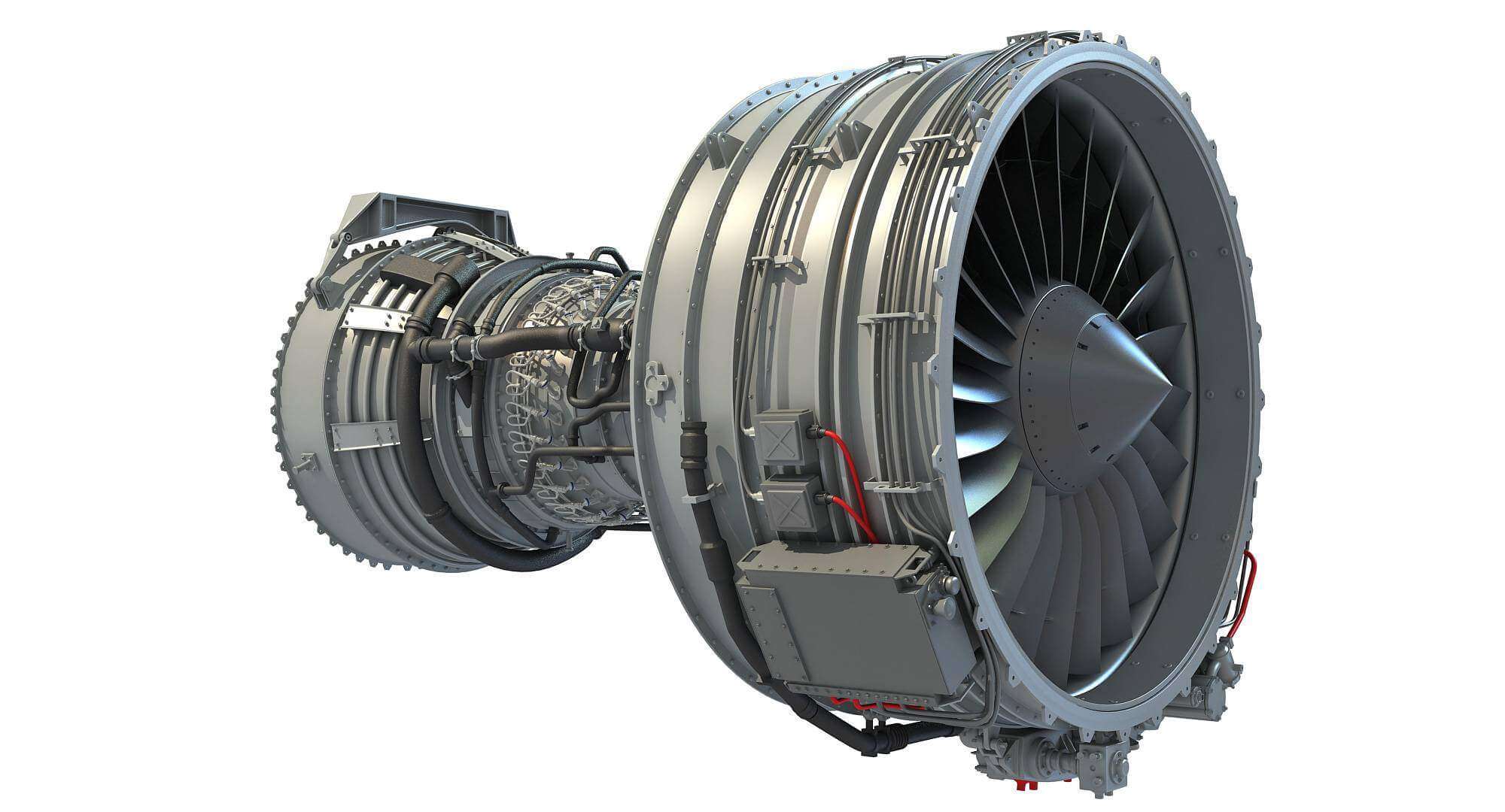CFM International CFM56 Turbofan Jet Engine - 3D Model by 3D Horse