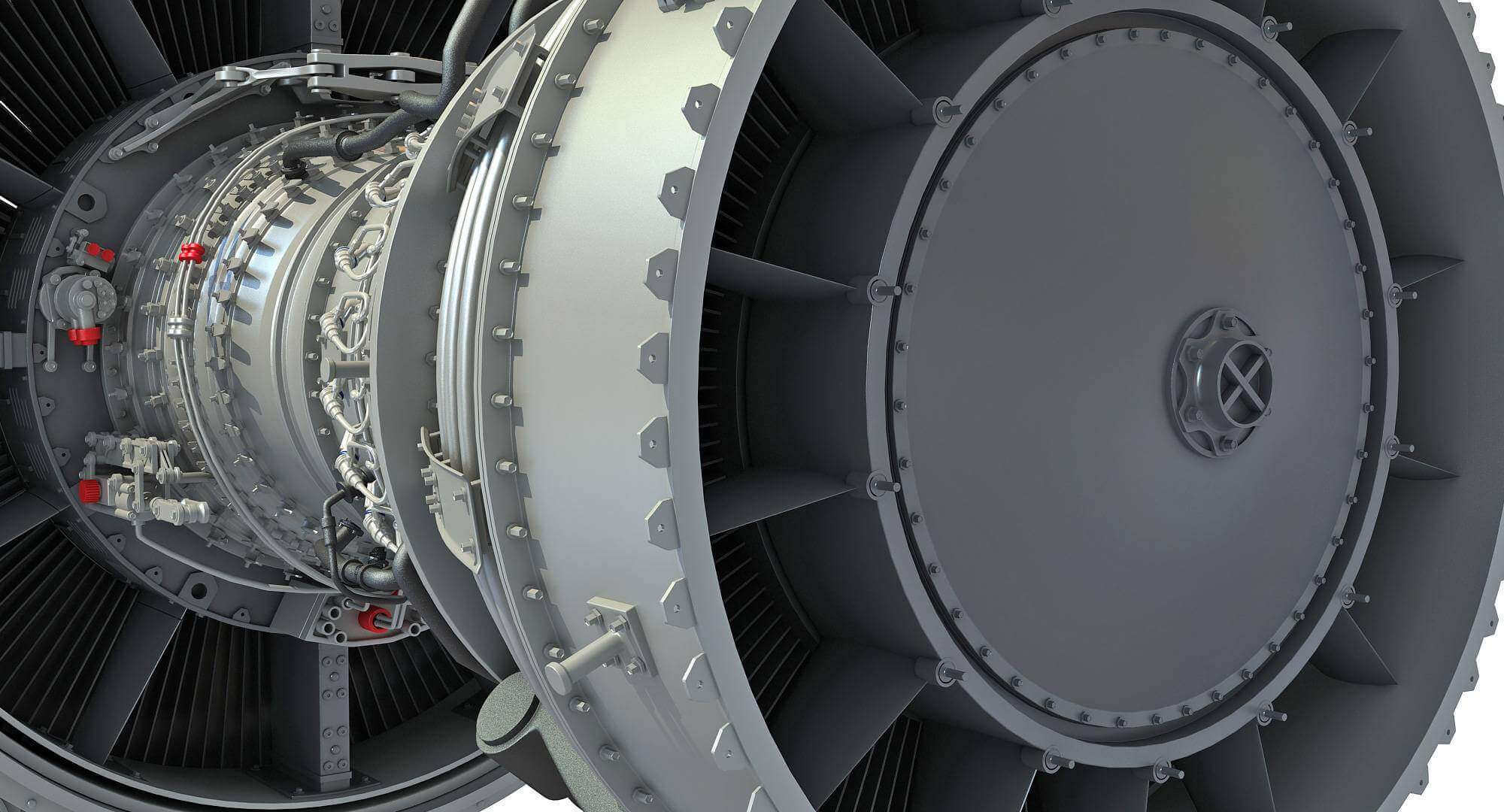 CFM International CFM56 Turbofan Jet Engine - 3D Model by 3D Horse