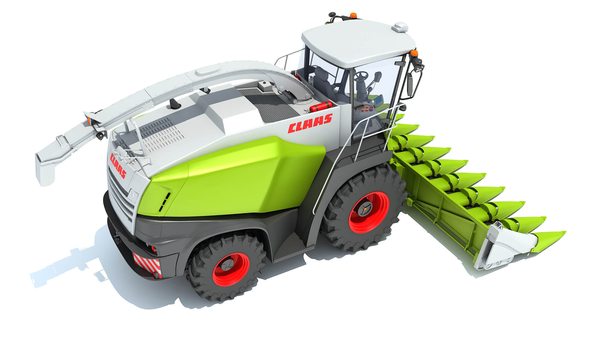 Claas Corn Combine - 3D Model by 3D Horse