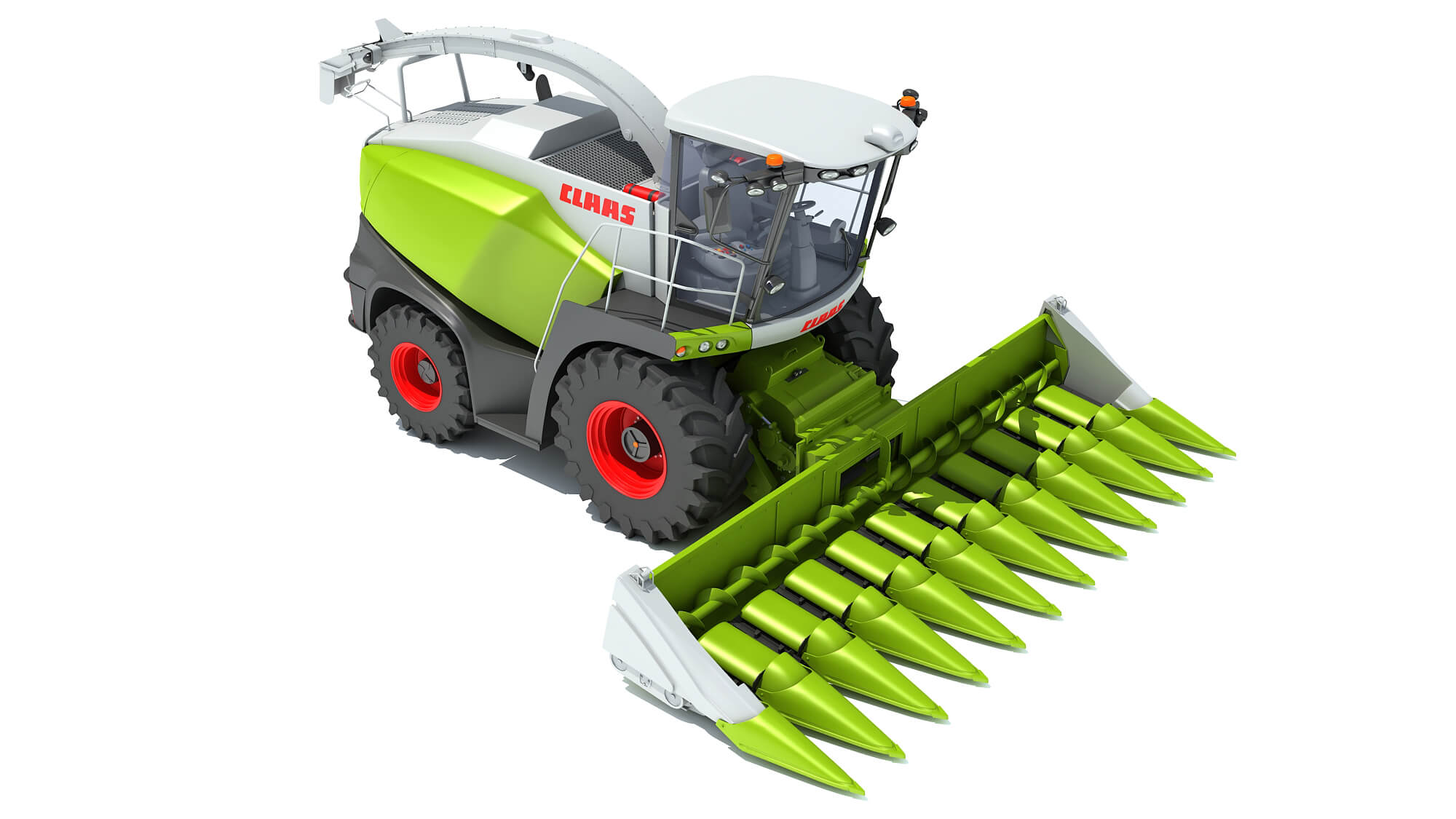 Claas Corn Combine - 3D Model by 3D Horse