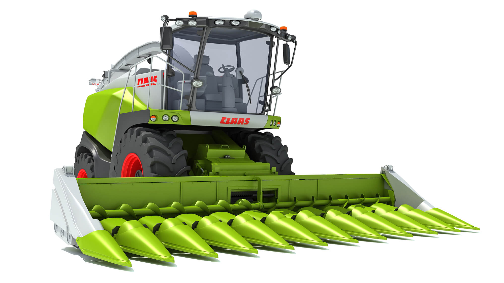 Claas Corn Combine - 3D Model by 3D Horse