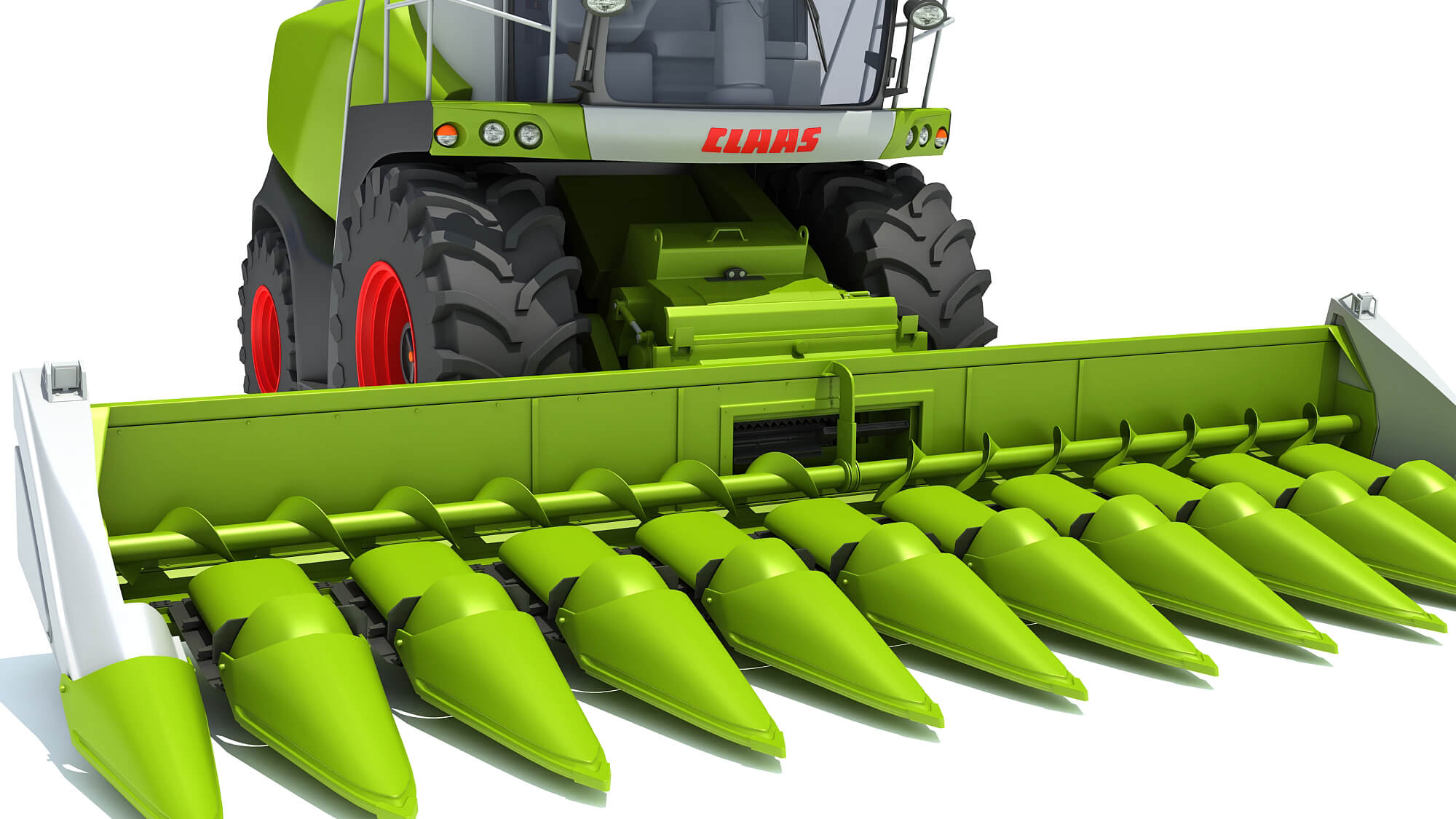Claas Corn Combine - 3D Model by 3D Horse