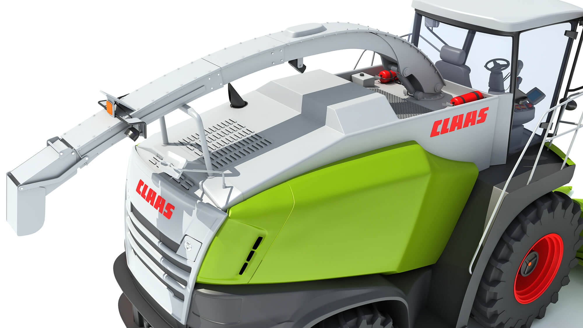 Claas Corn Combine - 3D Model by 3D Horse