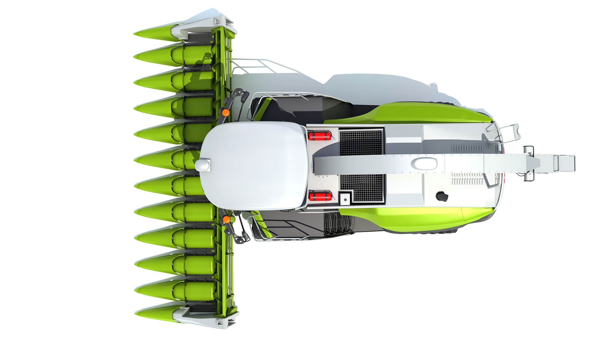 Claas Corn Combine - 3D Model by 3D Horse