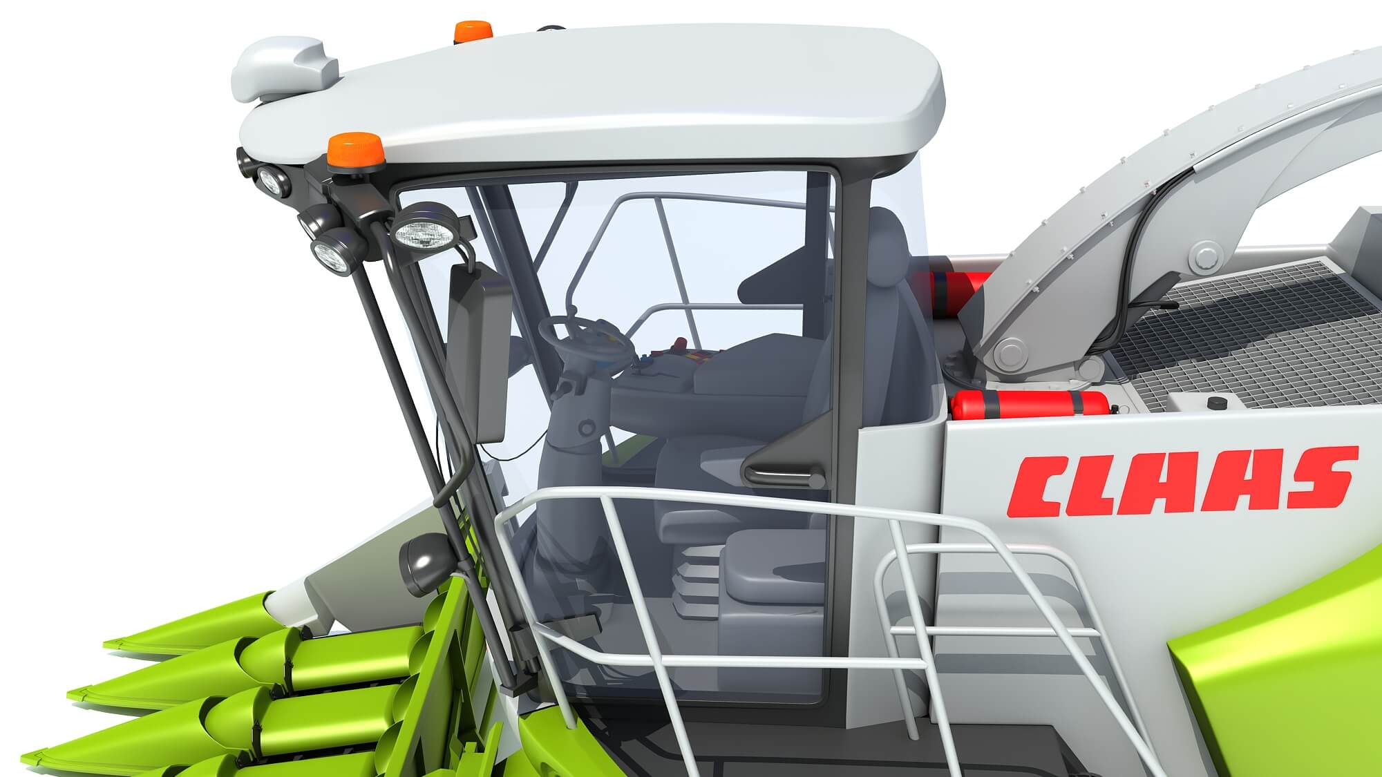 Claas Corn Combine - 3D Model by 3D Horse