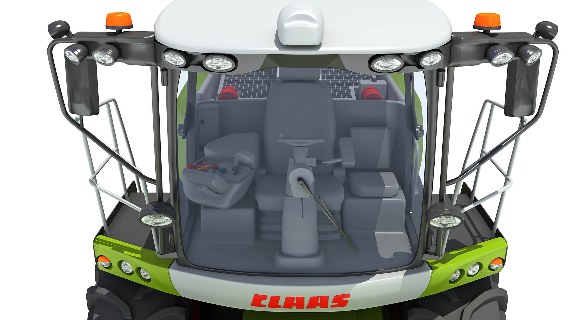 Claas Corn Combine - 3D Model by 3D Horse
