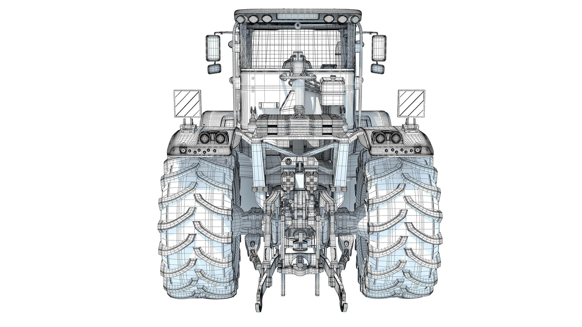 CLAAS Xerion Tractor - 3D Model by 3D Horse