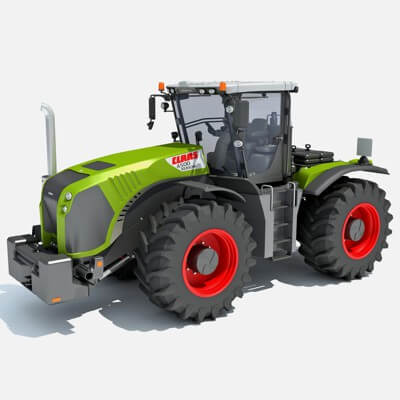 CLAAS Xerion Tractor - 3D Model by 3D Horse