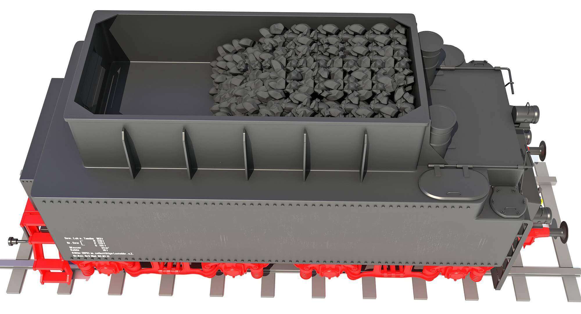 Coal Tender - 3D Model by 3D Horse