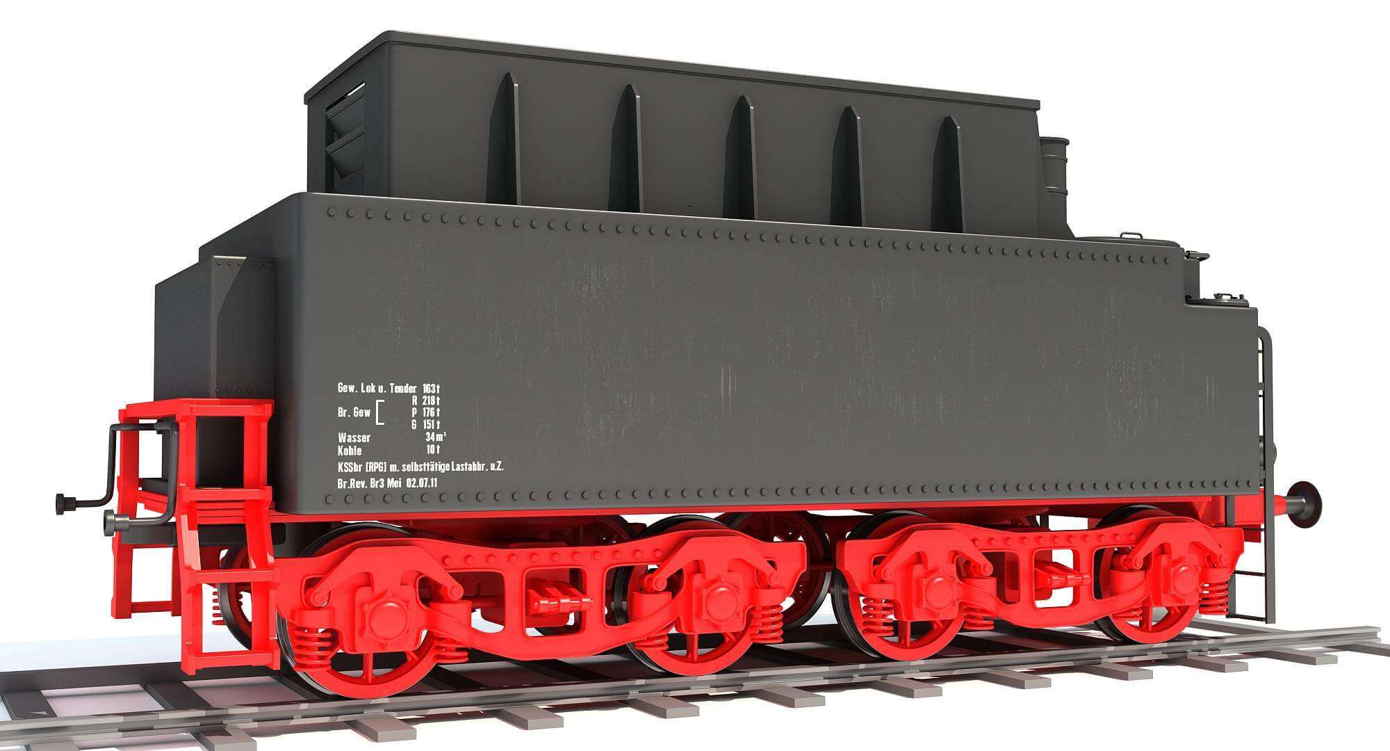 Coal Tender - 3D Model by 3D Horse