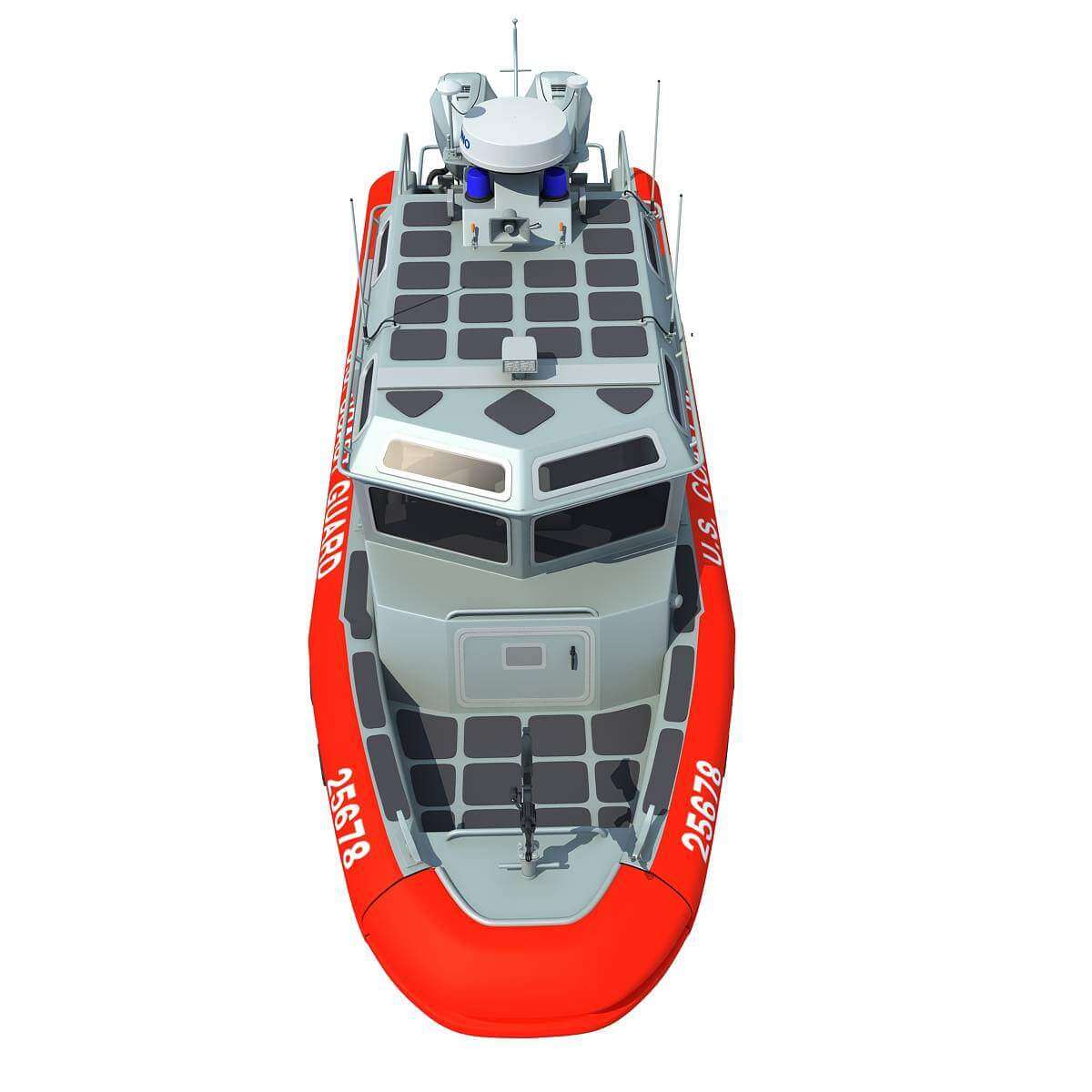 Coast Guard Defender Class Boat - 3D Model by 3D Horse