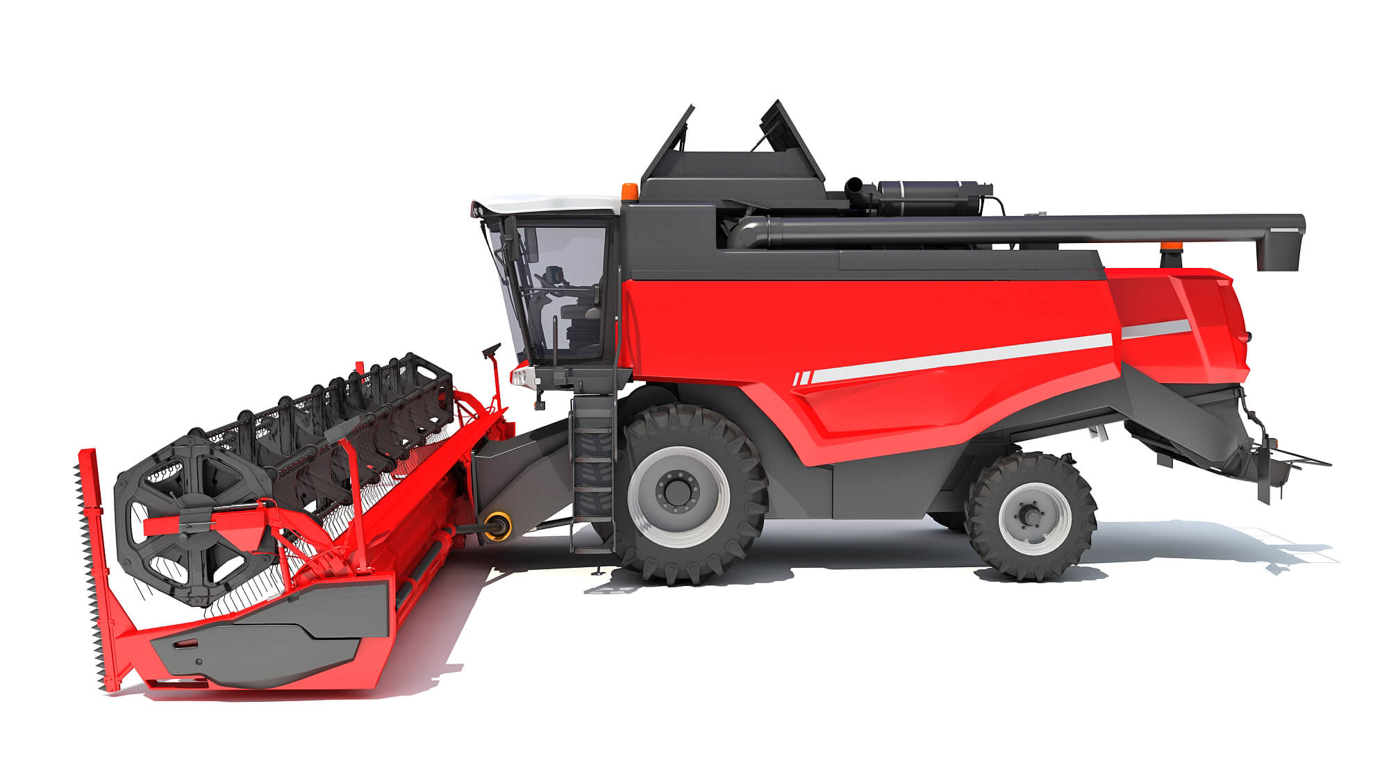 Combine Harvester 44 - 3D Model by 3D Horse