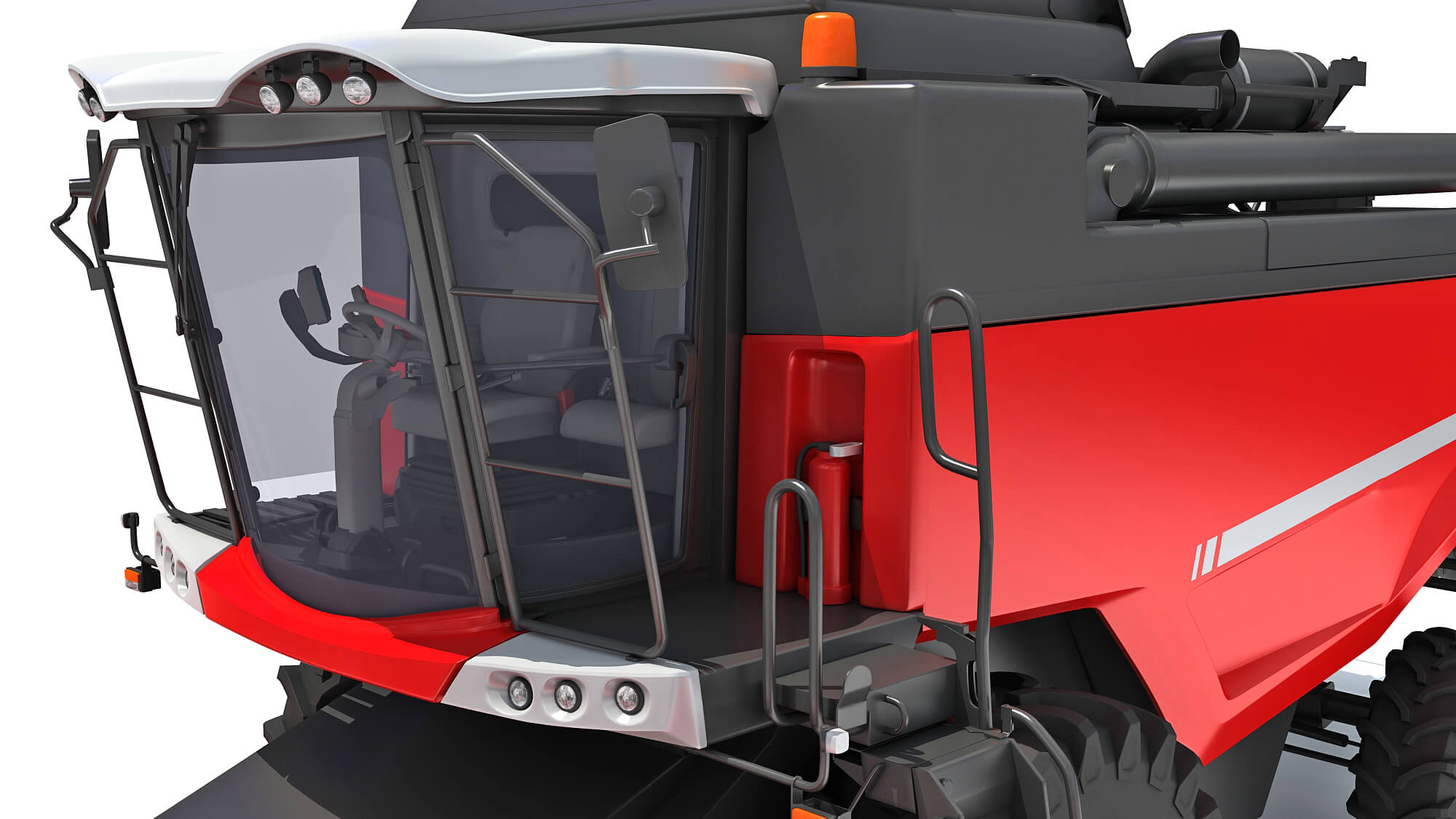 Combine Harvester 44 - 3D Model by 3D Horse