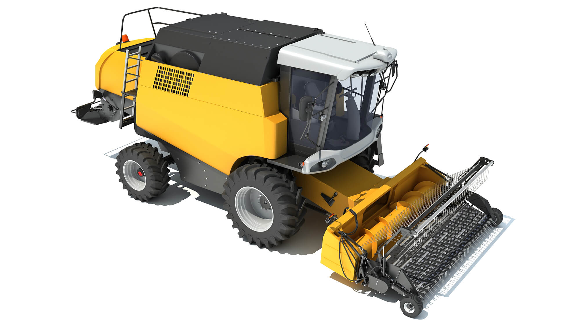 Combine Harvester 55 - 3D Model by 3D Horse