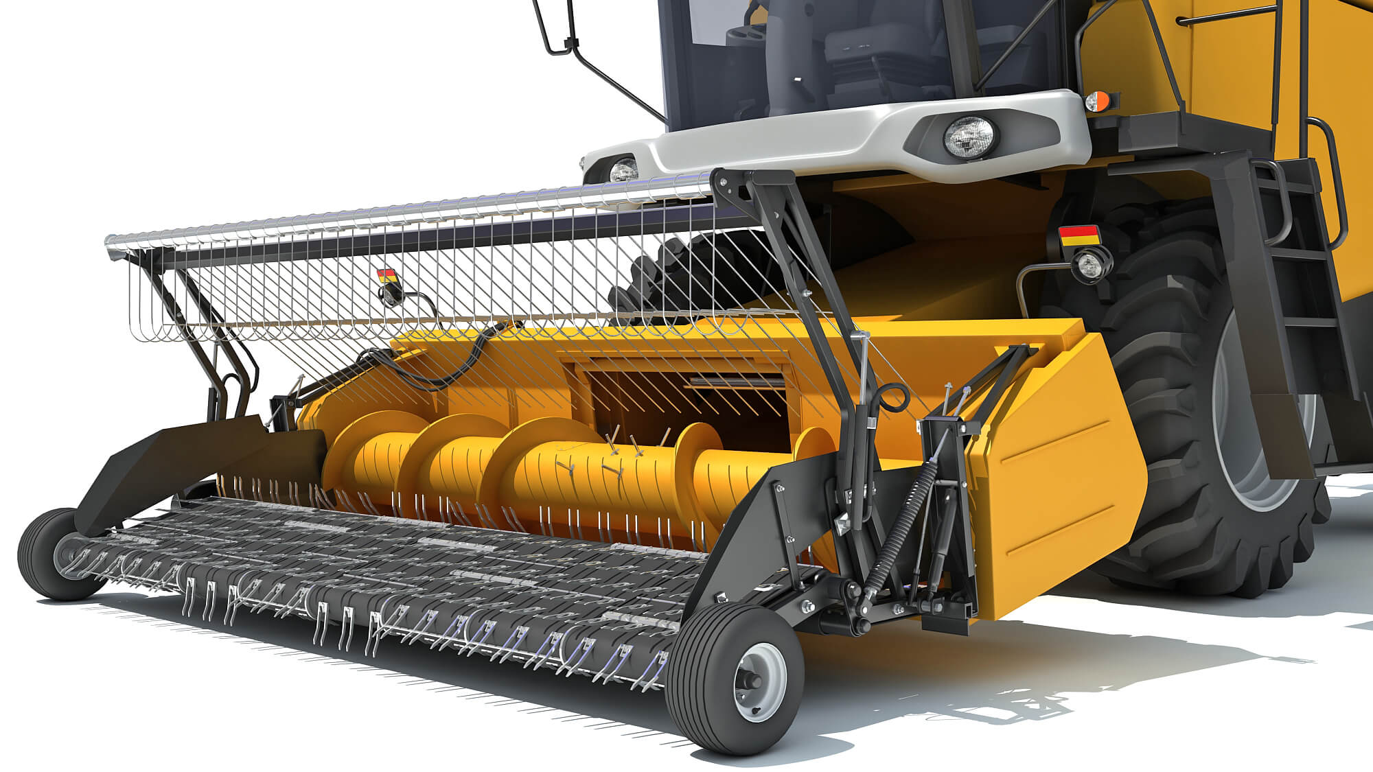 Combine Harvester 55 - 3D Model by 3D Horse