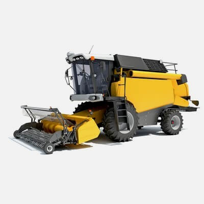 Combine Harvester 55 - 3D Model by 3D Horse