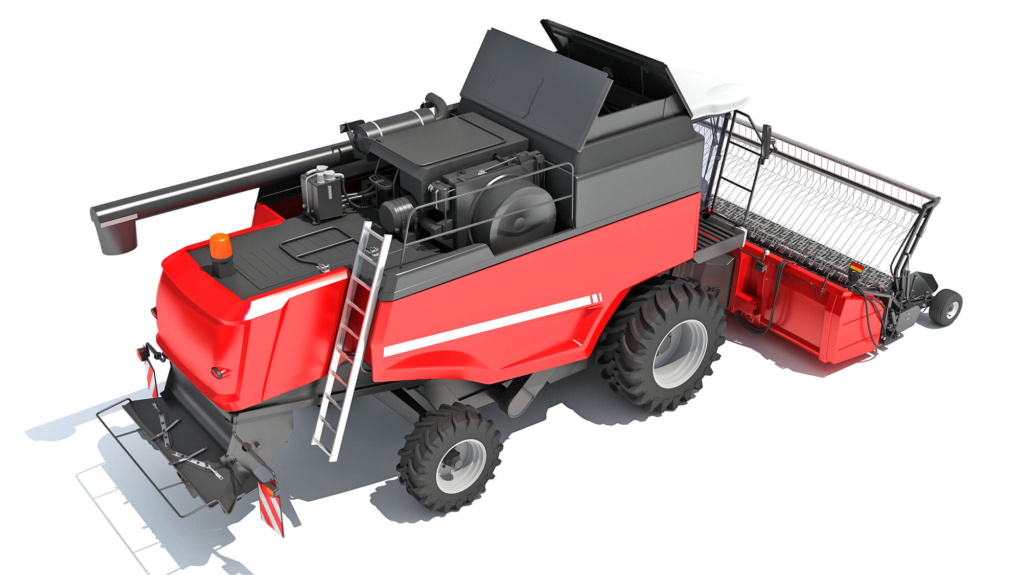 Combine Harvester 55 - 3D Model by 3D Horse