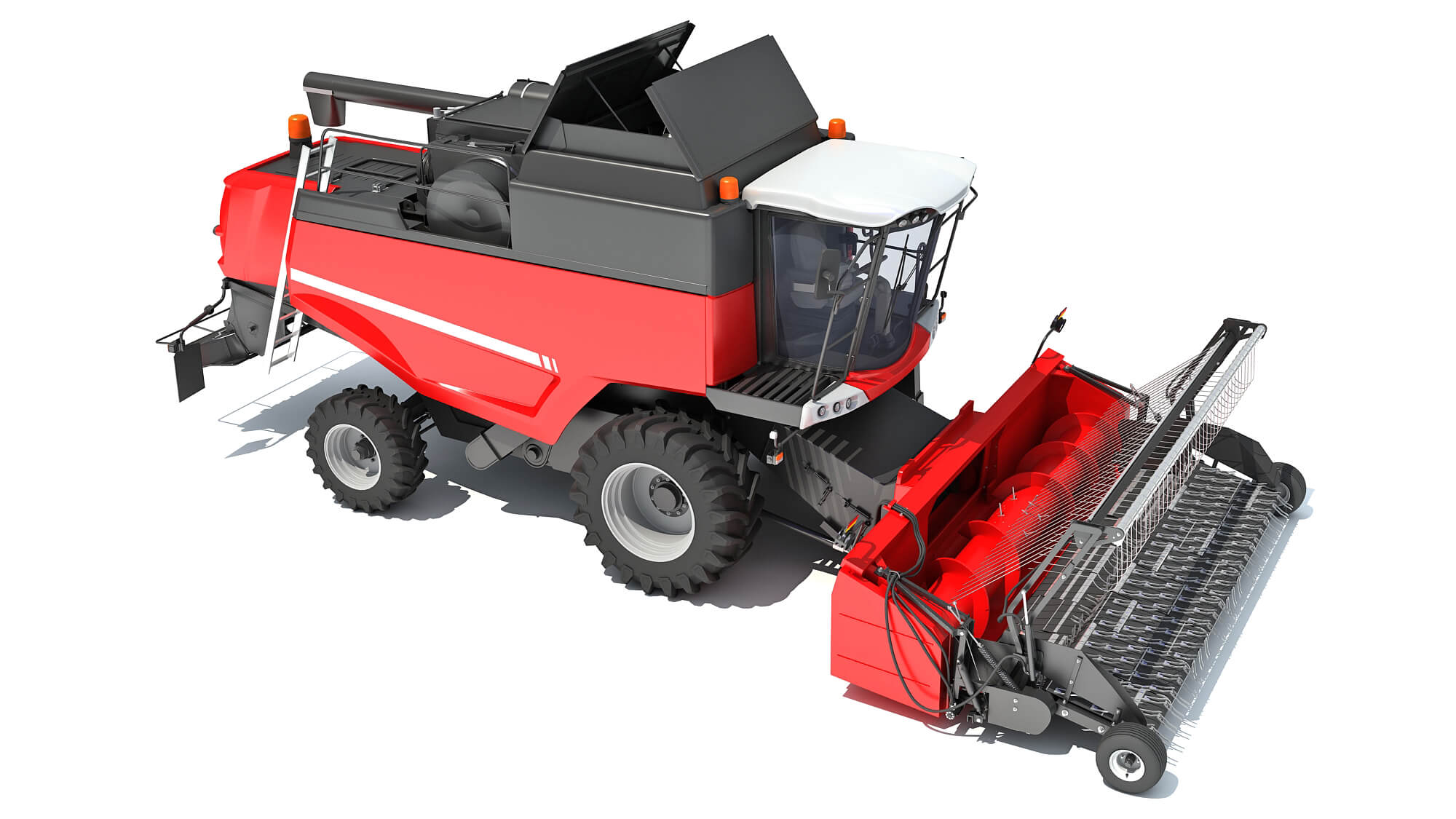 Combine Harvester 55 - 3D Model by 3D Horse