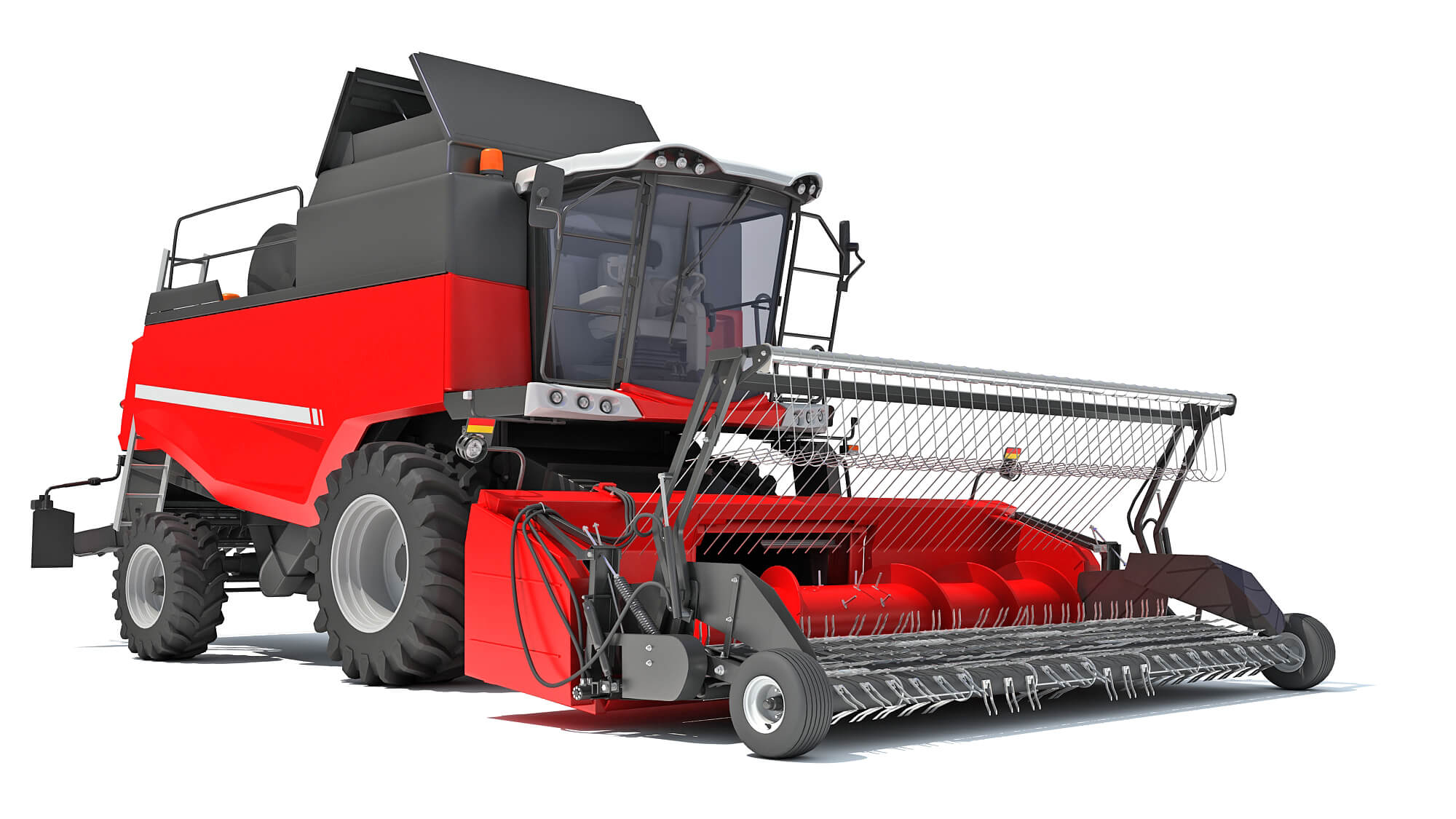 Combine Harvester 55 - 3D Model by 3D Horse