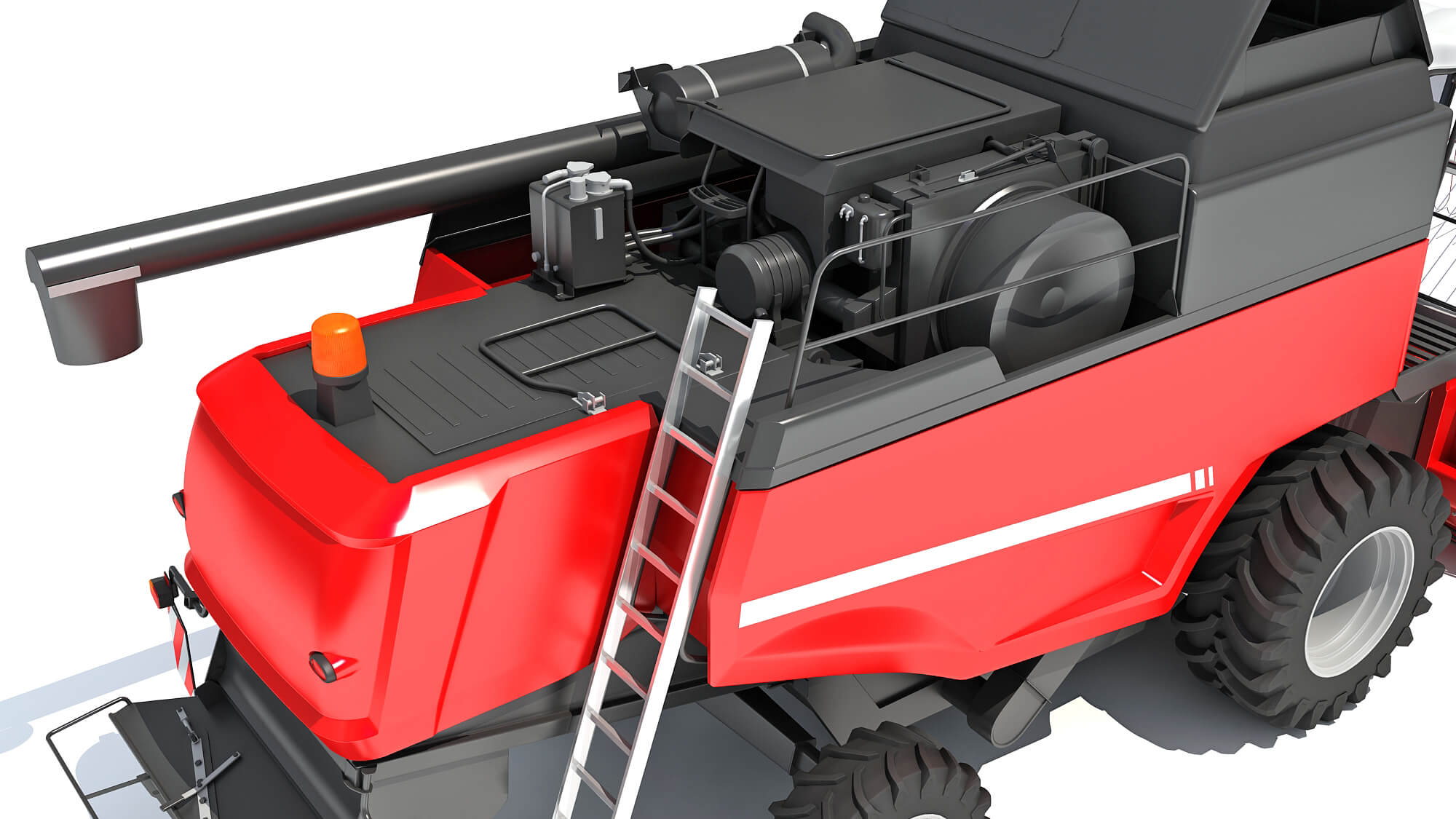 Combine Harvester 55 - 3D Model by 3D Horse