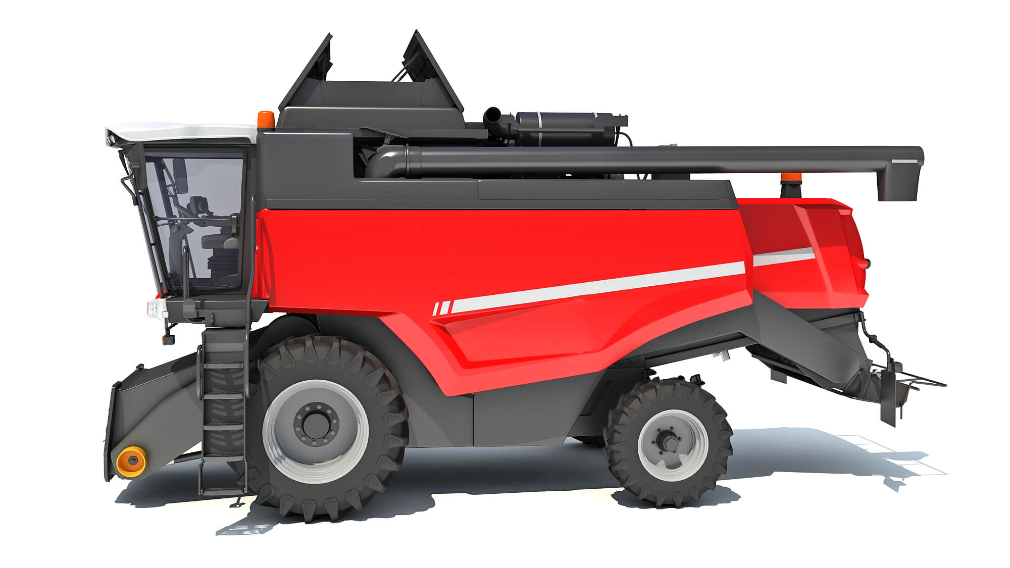 Combine Harvester - 3D Model by 3D Horse