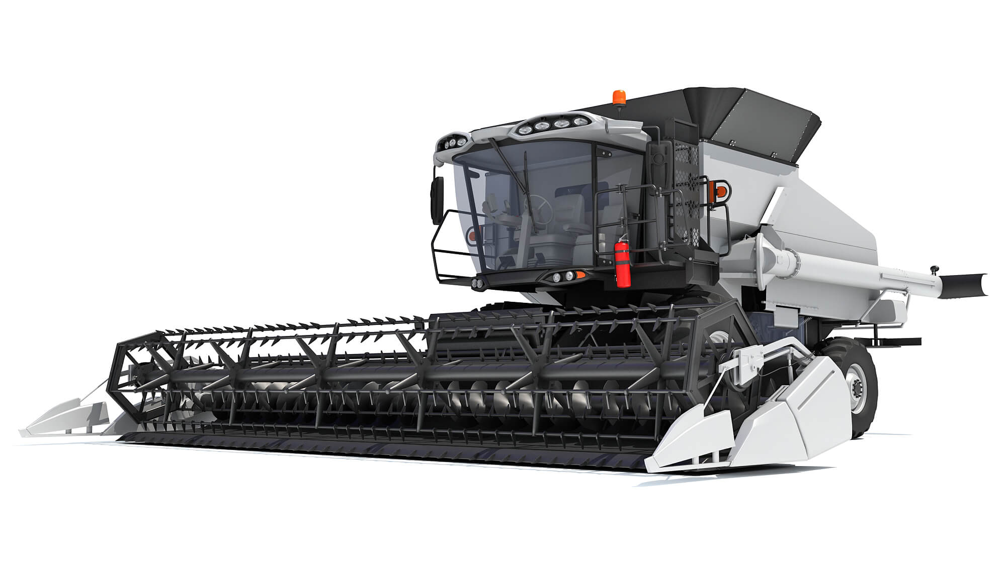 Combine Harvester - 3D Model by 3D Horse