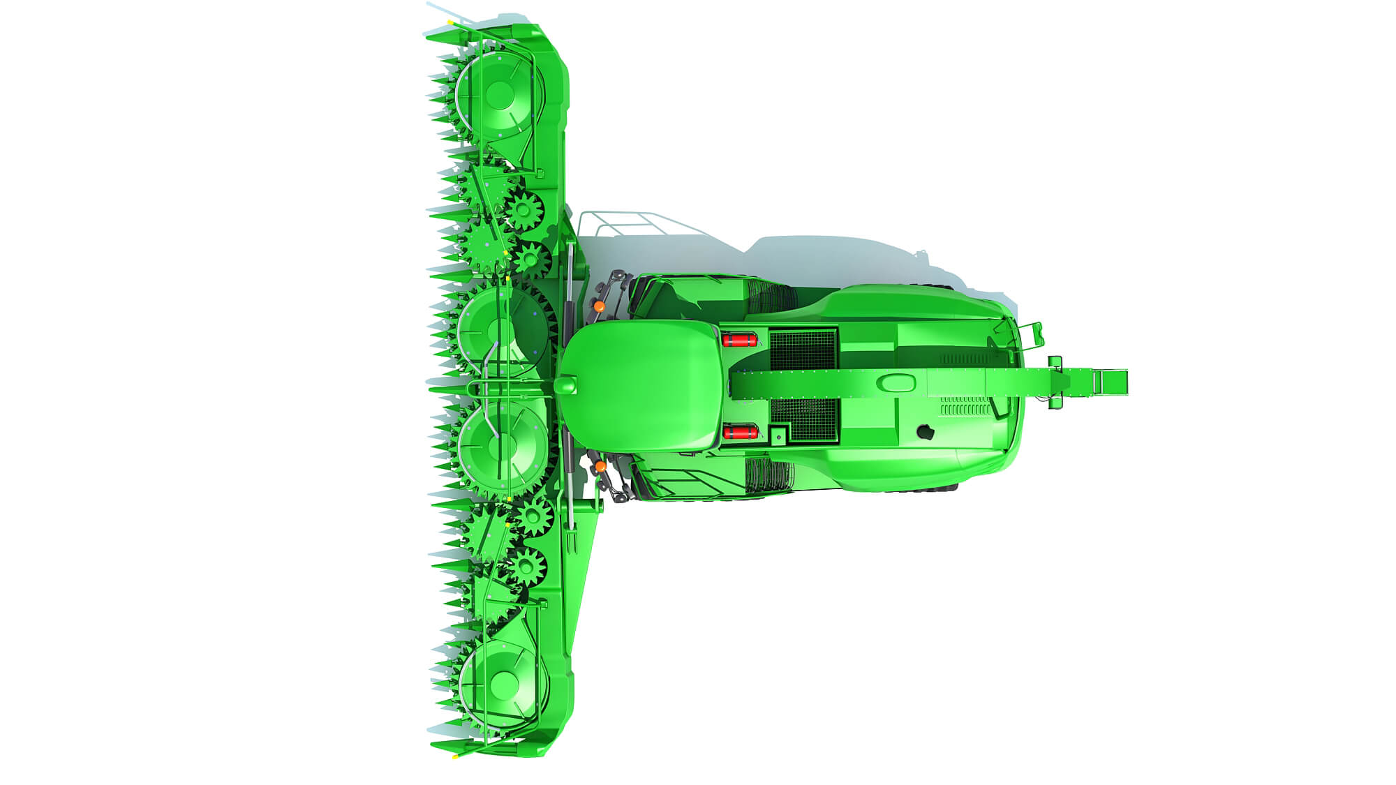 Combine Harvester V11 - 3D Model by 3D Horse
