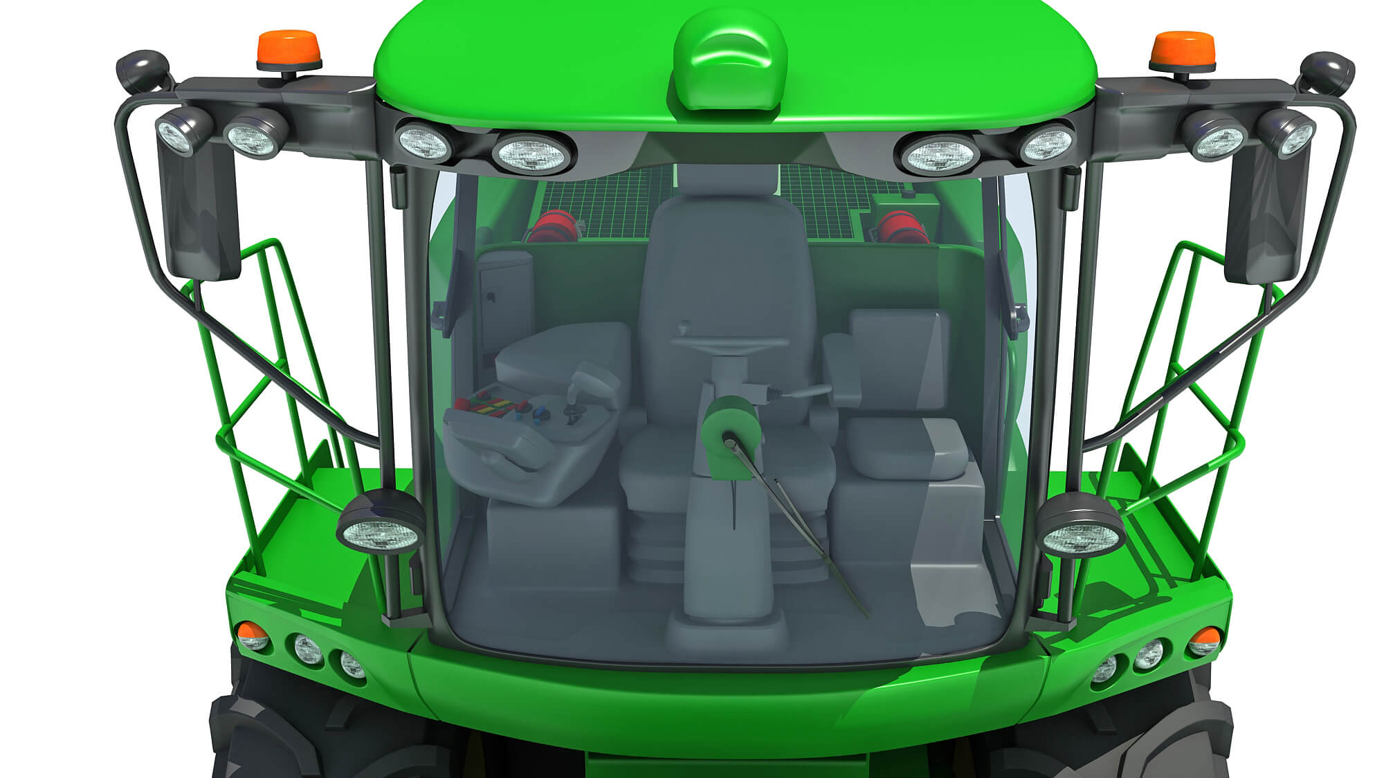 Combine Harvester V22 - 3D Model by 3D Horse