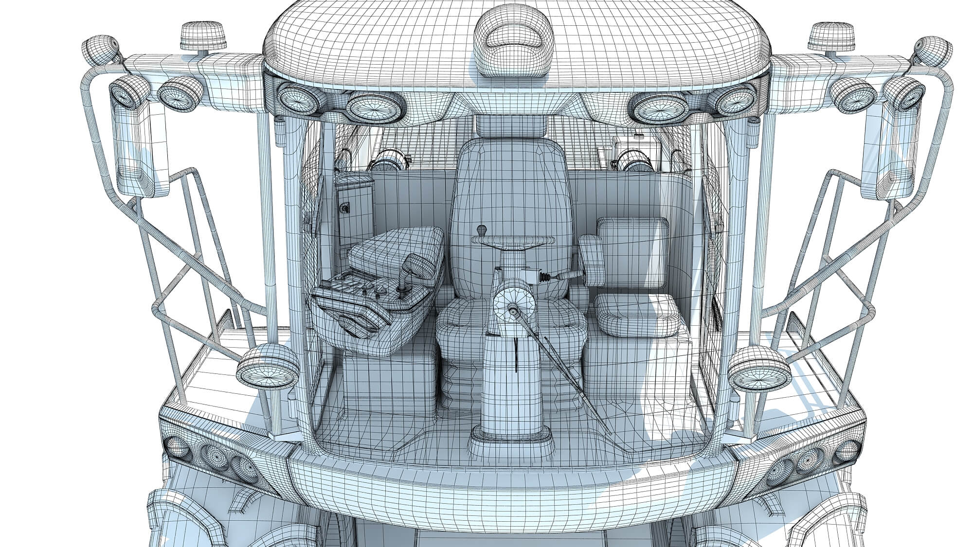 Combine Harvester V22 - 3D Model by 3D Horse