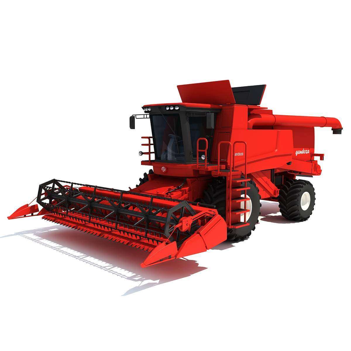 Combine Harvester - 3D Model by 3D Horse