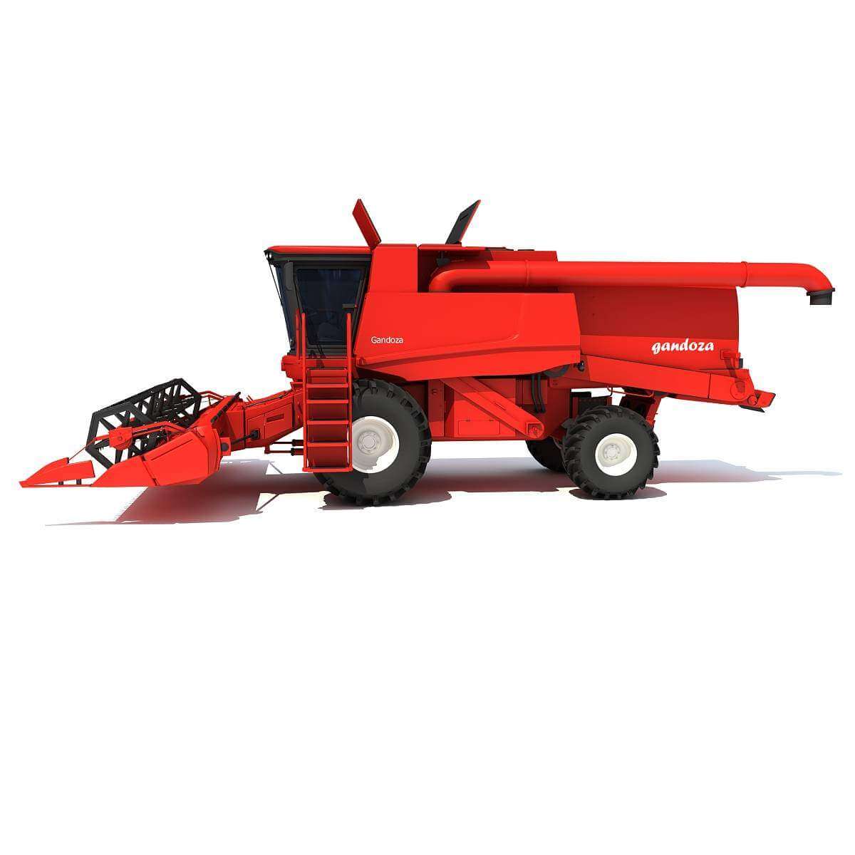 Combine Harvester - 3D Model by 3D Horse