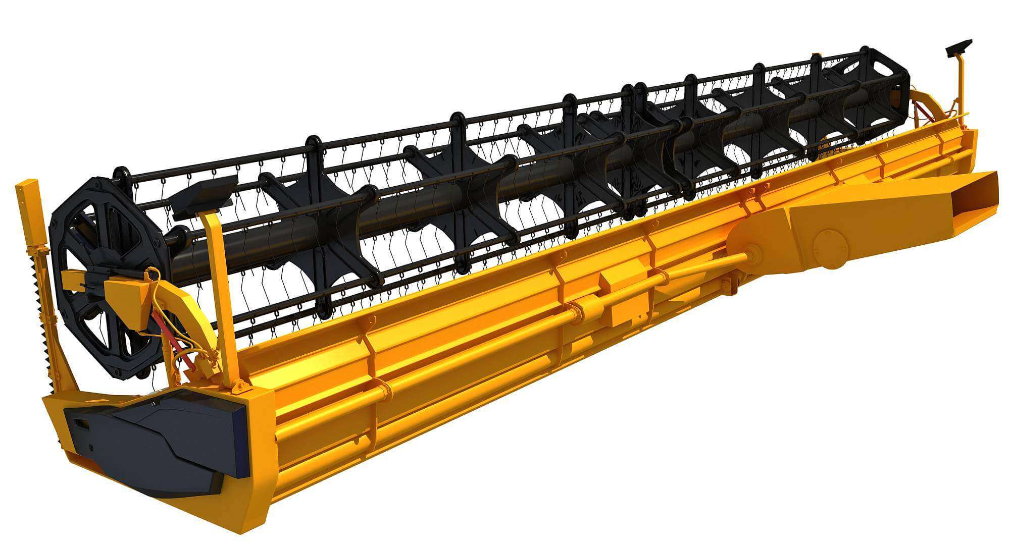 Combine Threshing Machine - 3D Model by 3D Horse