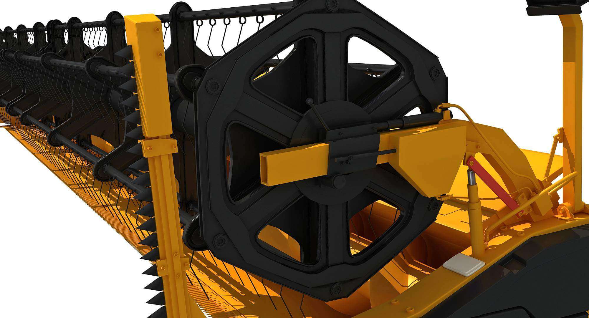 Combine Threshing Machine - 3D Model by 3D Horse