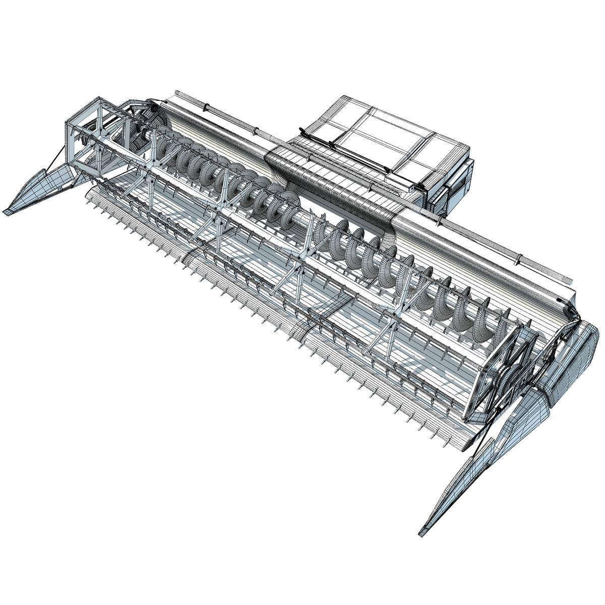 Combine Threshing Machine - 3D Model by 3D Horse