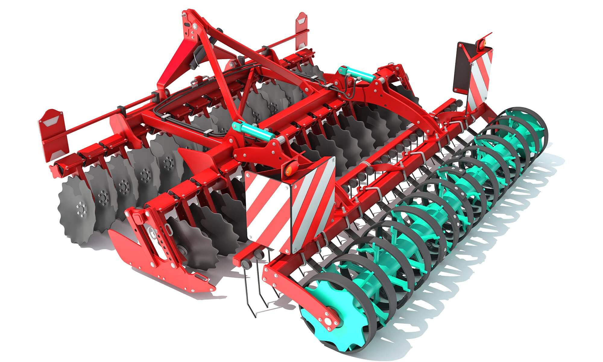Compact Disc Harrow - 3D Model by 3D Horse