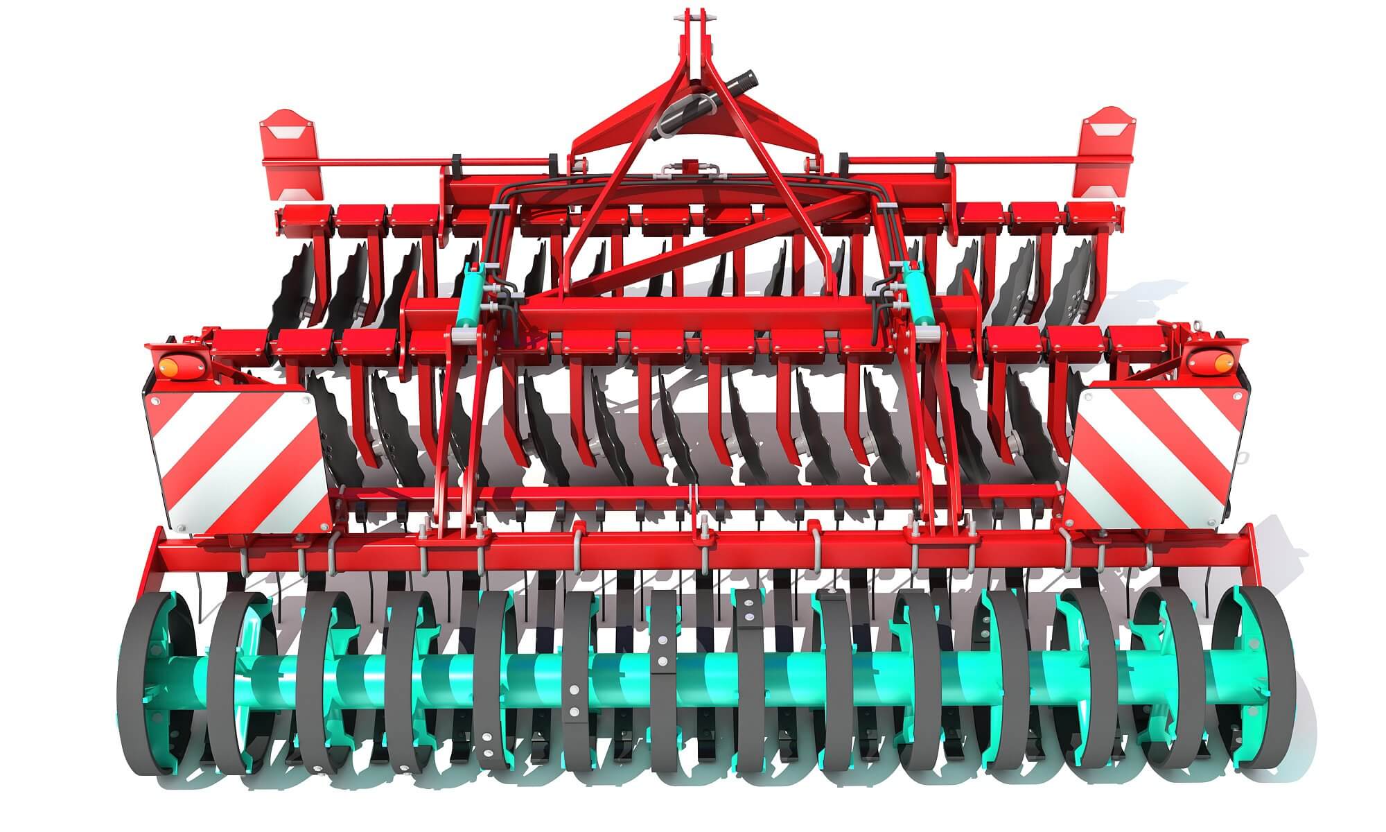 Compact Disc Harrow - 3D Model by 3D Horse