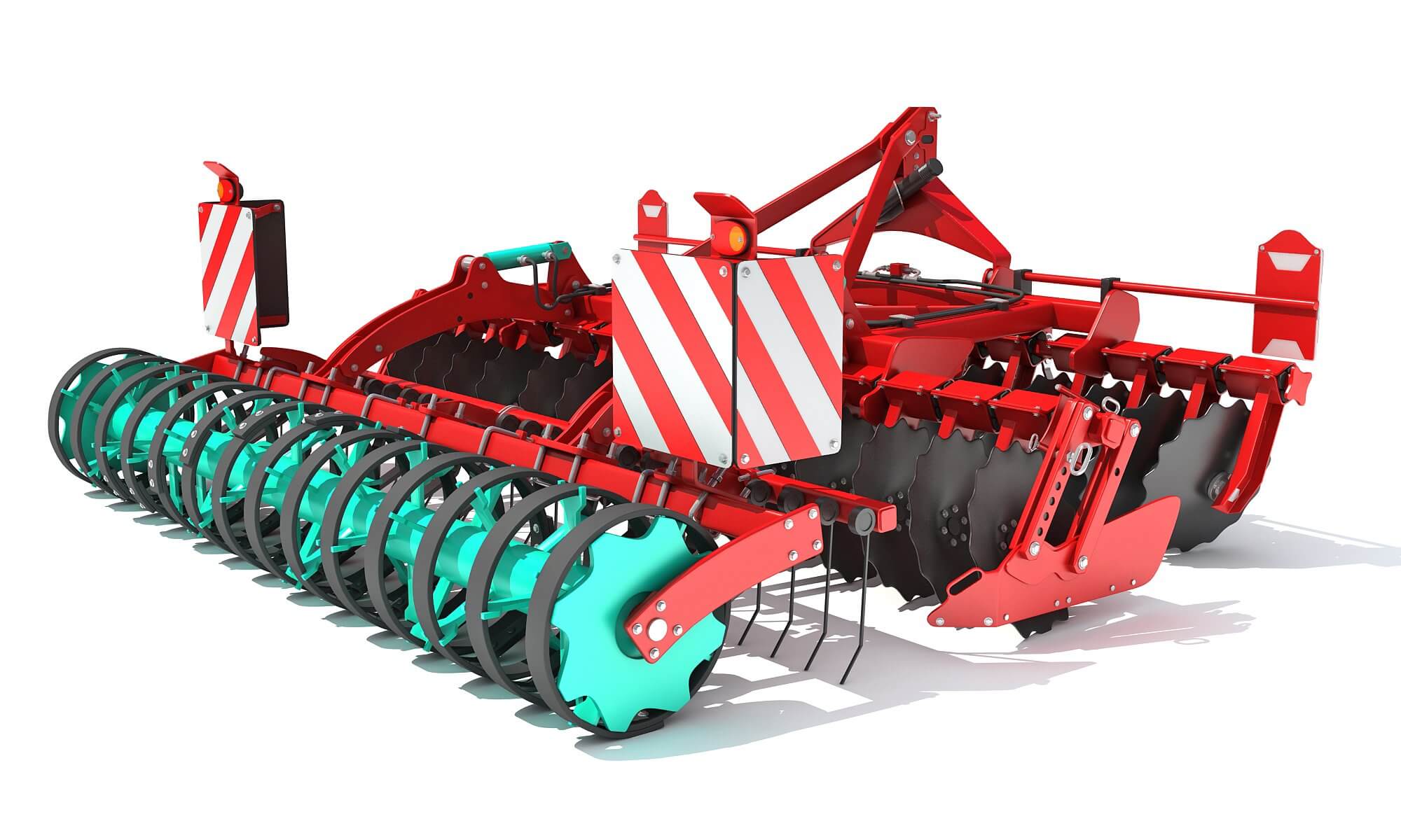 Compact Disc Harrow - 3D Model by 3D Horse