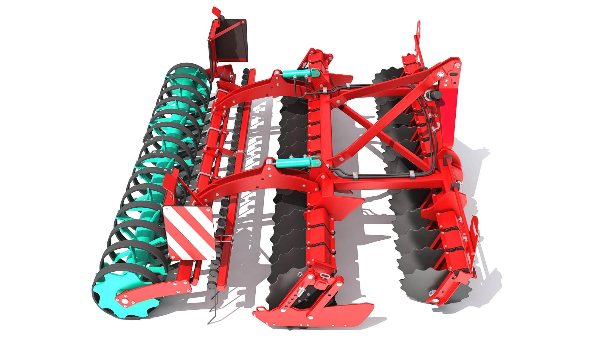 Compact Disc Harrow - 3D Model by 3D Horse