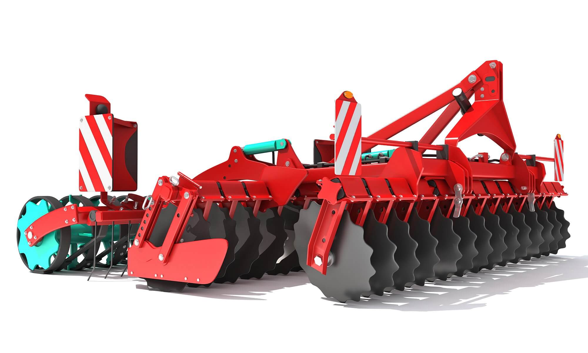 Compact Disc Harrow - 3D Model by 3D Horse