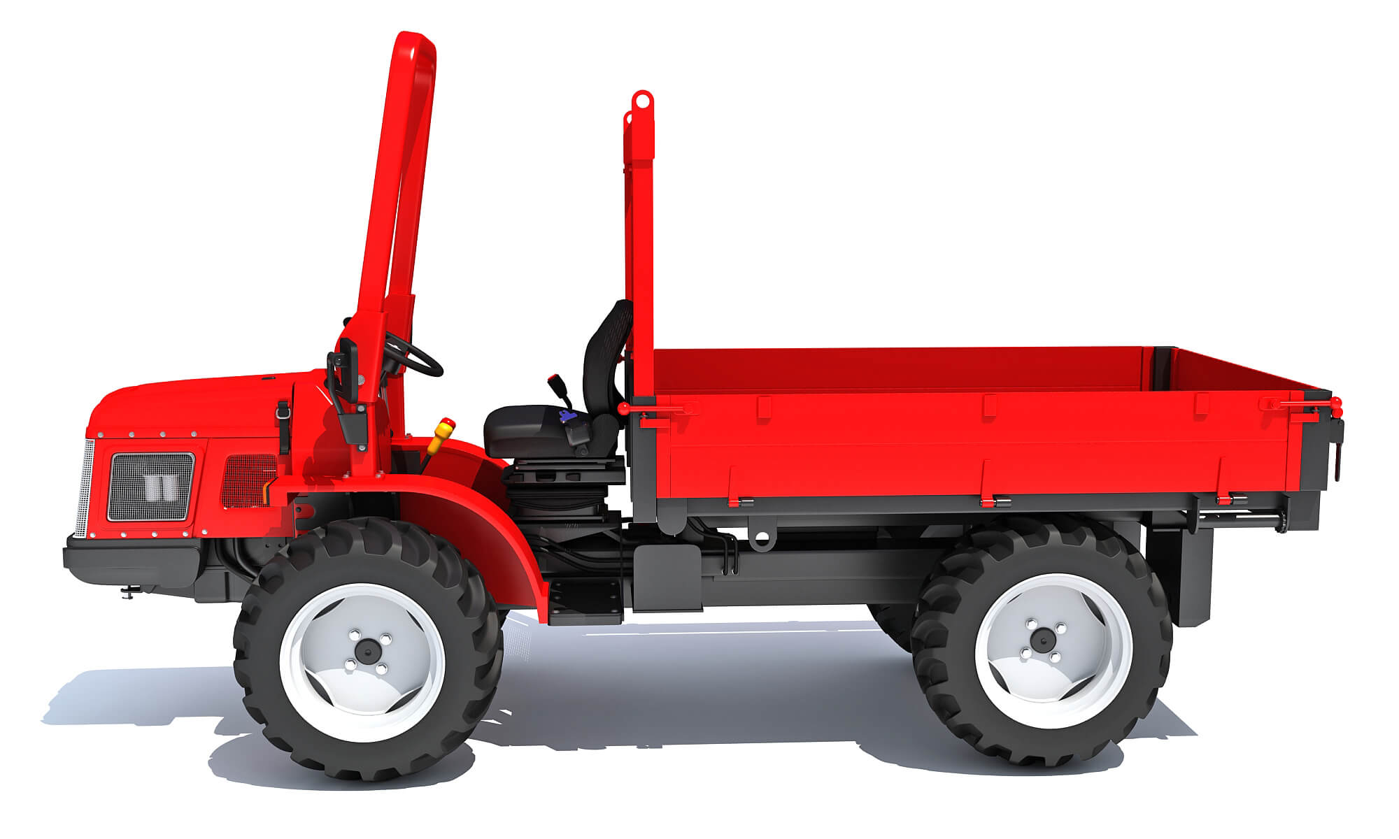 Compact Farm Transporter Tractor Trailer - 3D Model by 3D Horse