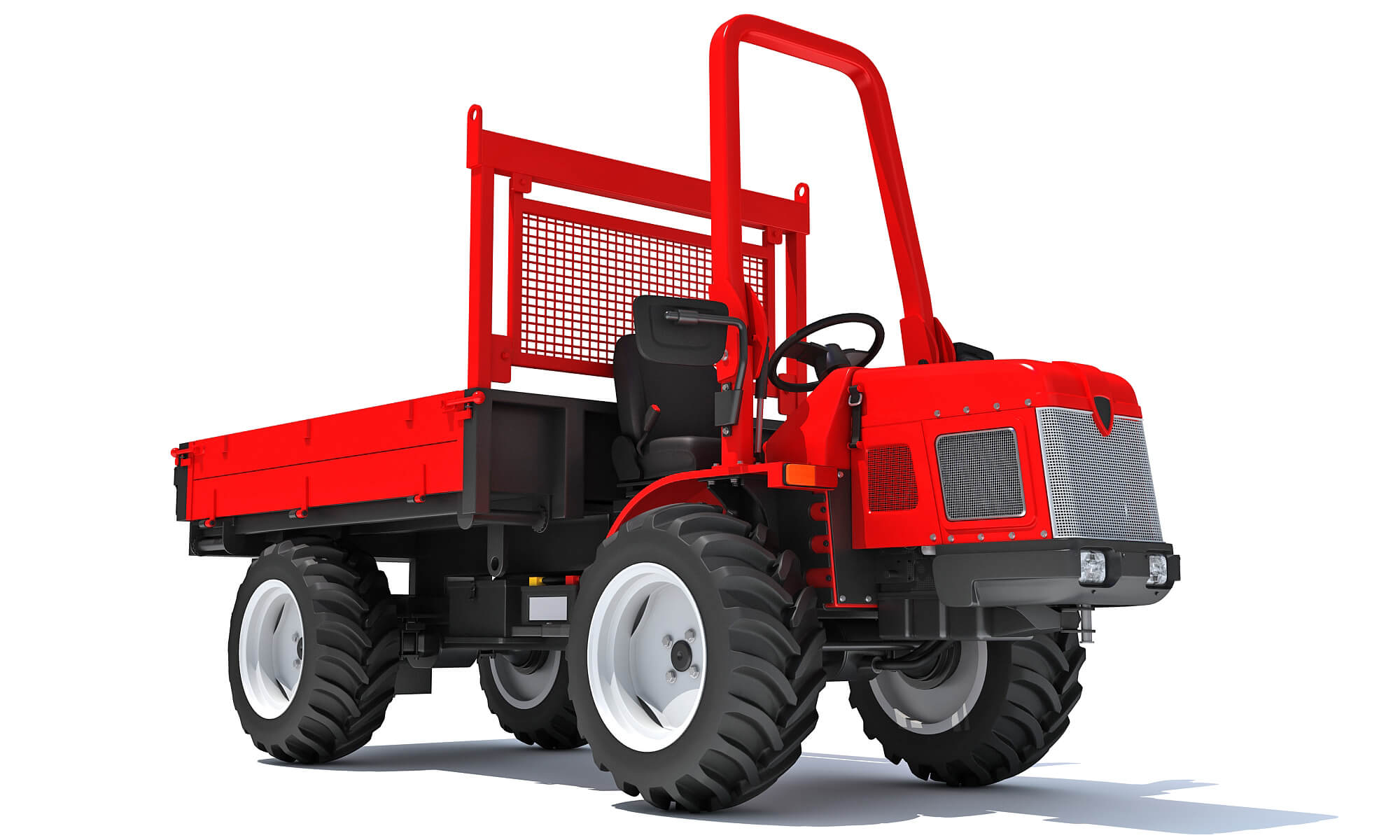 Compact Farm Transporter Tractor Trailer - 3D Model by 3D Horse