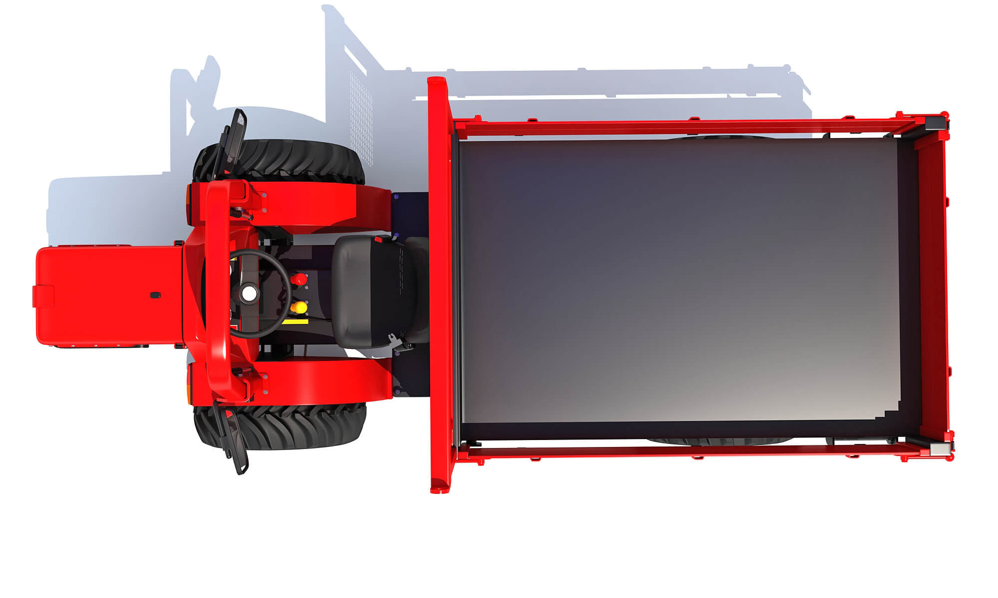 Compact Farm Transporter Tractor Trailer - 3D Model by 3D Horse