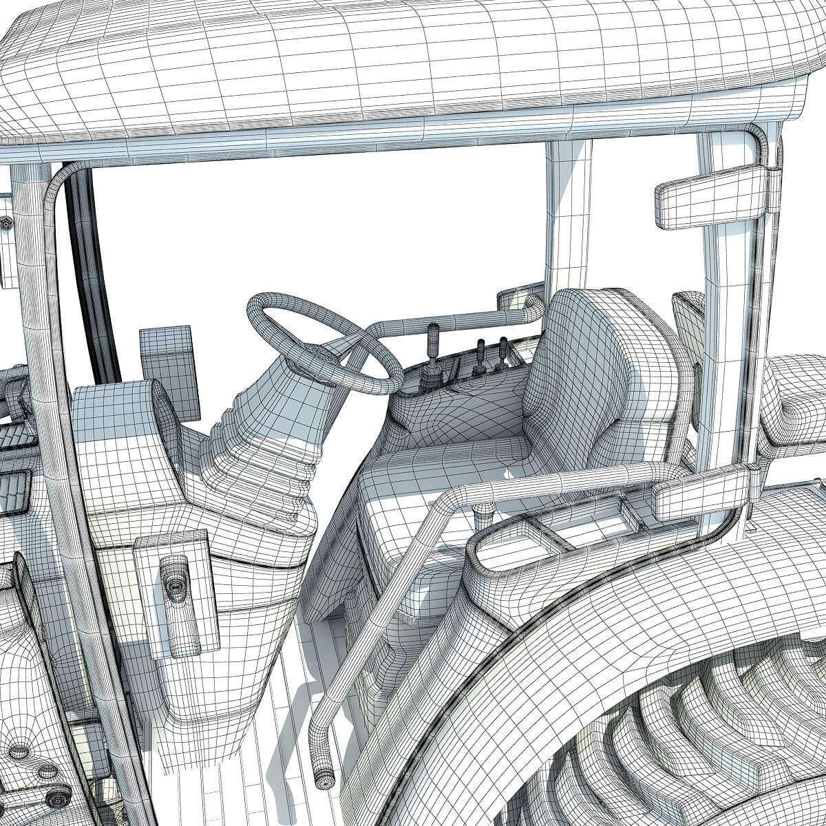Compact Utility Tractor - 3D Model by 3D Horse